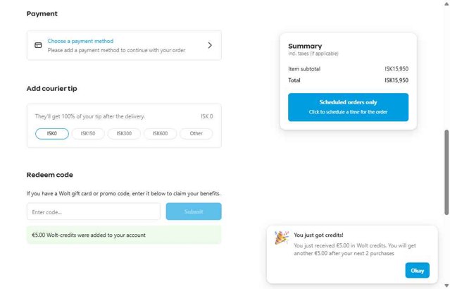 Wolt Promo Codes (3 Verified) - 20% Off w/Code Jun 2025