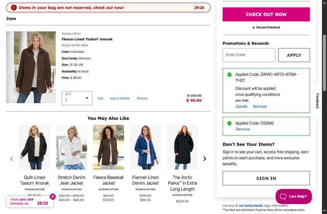 Woman Within Promo Codes - 70% Off (Verified) Sep 2025