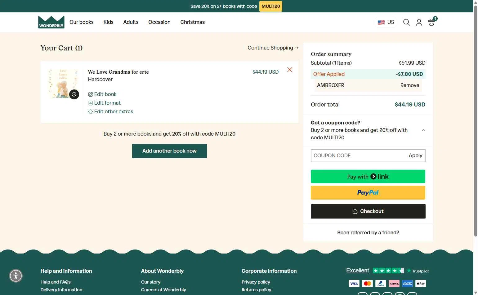 Wonderbly Promo Codes - 20% Off (87 Verified) Nov 2025