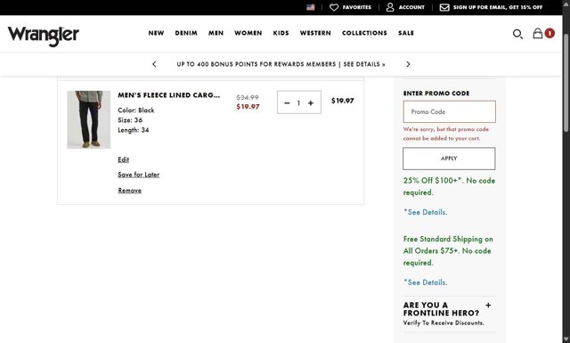 Wrangler Discount Codes - 25% Off (3 Verified) Jun 2025