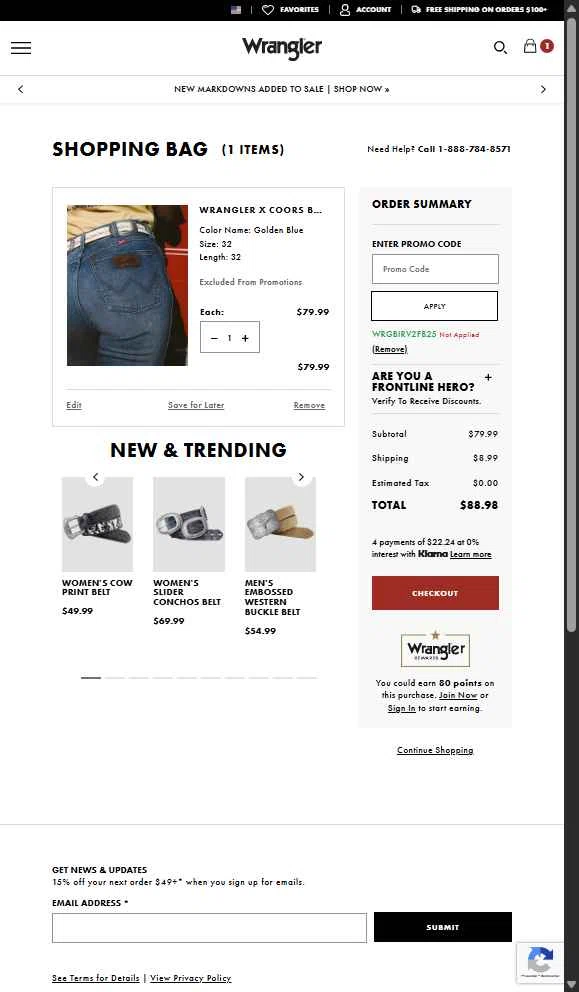 Wrangler Discount Codes - 20% Off (2 Verified) Nov 2025