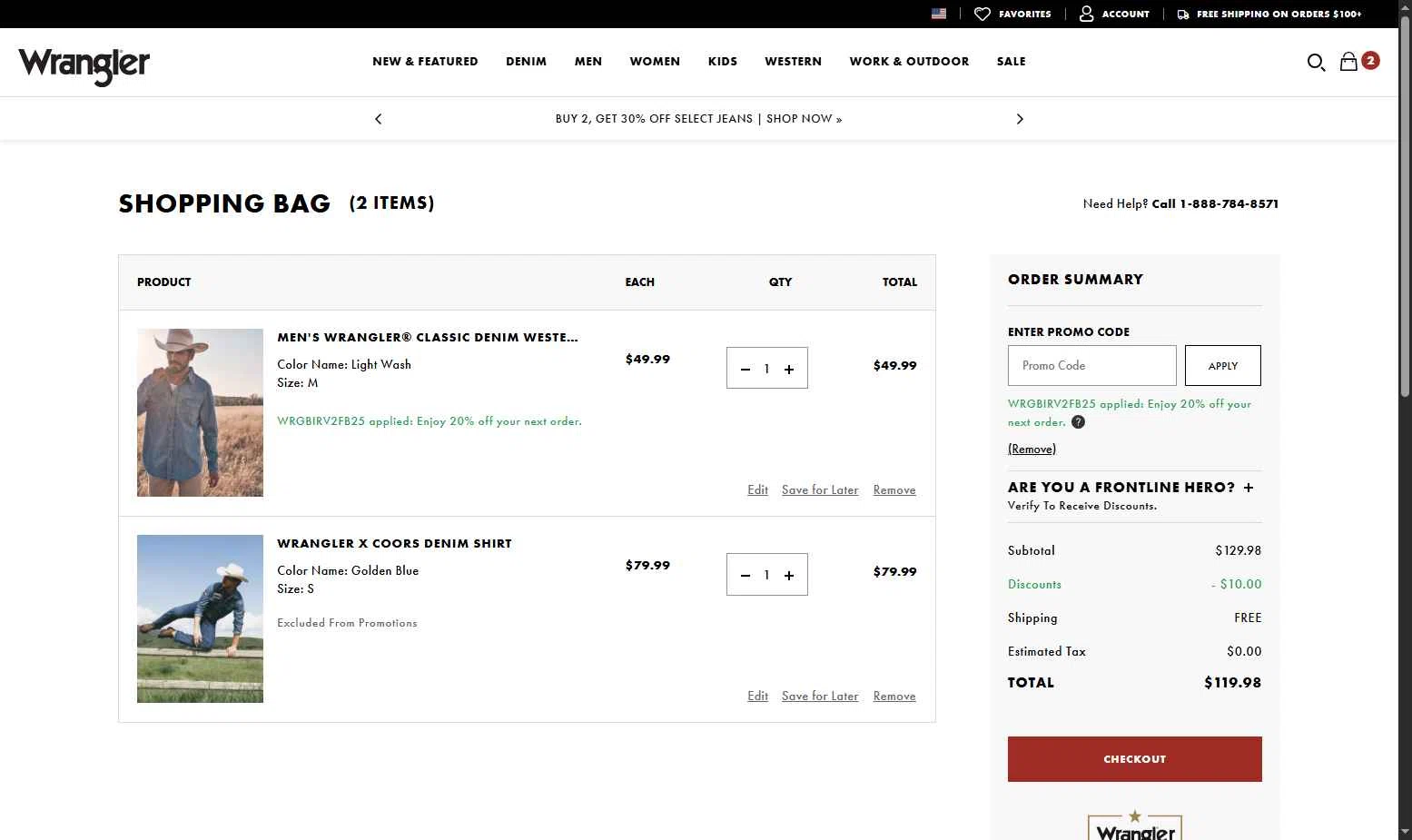 Wrangler Discount Codes - 20% Off (2 Verified) Nov 2025