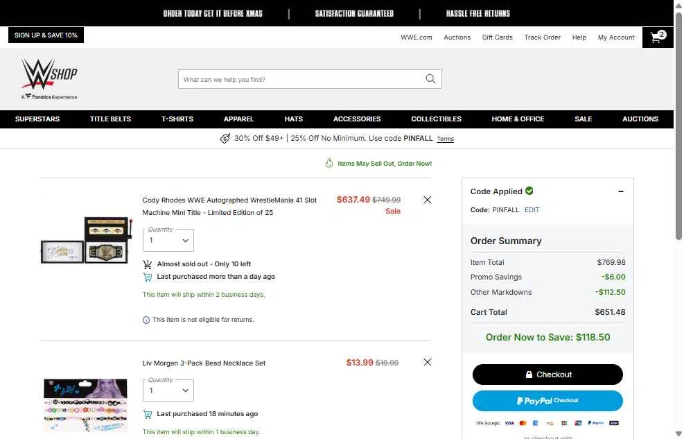 WWE Promo Codes - 40% Off Sitewide (5 Verified) Dec 2025