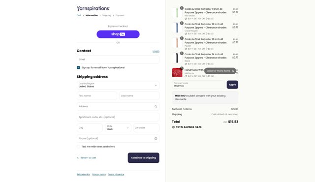 Yarnspirations Promo Codes - 20% Off Aug 2025