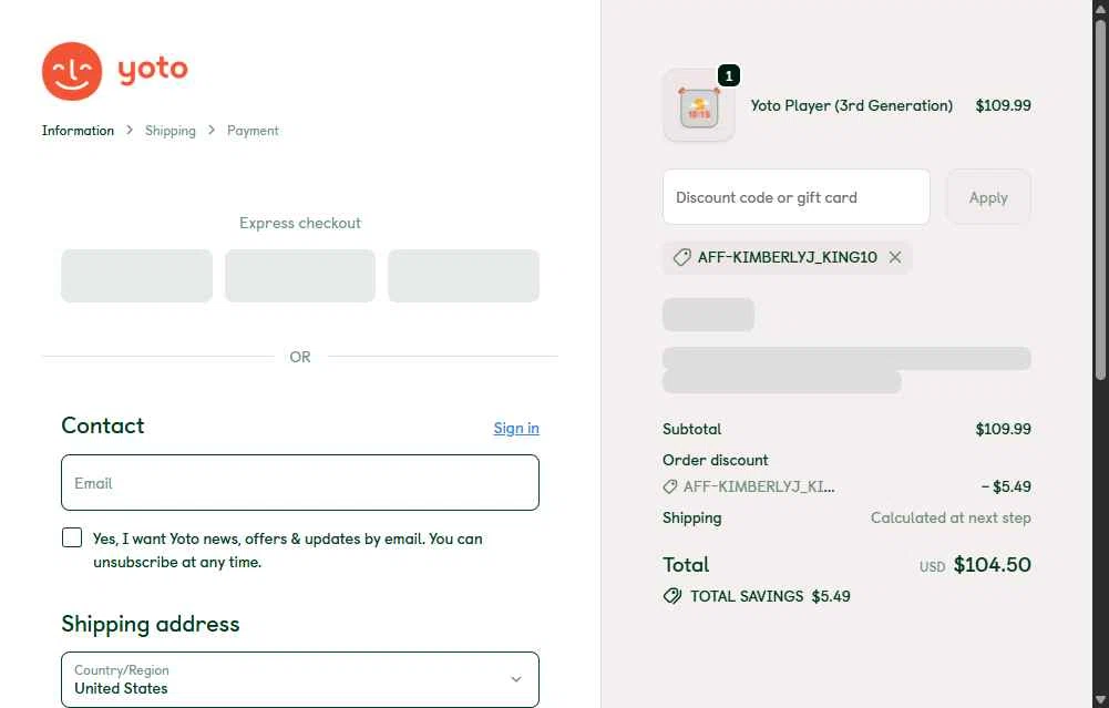 Yoto Promo Codes - 10% Off (15 Verified) Dec 2025