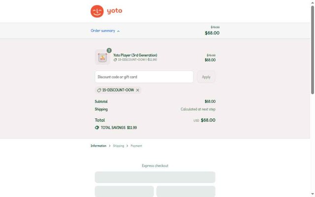 Yoto Promo Codes (4 Verified) - 15% Off Sitewide Jul 2025