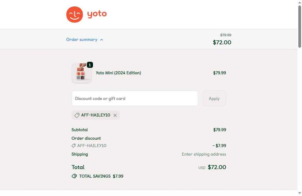 Yoto Promo Codes - 10% Off (6 Verified) Feb 2026
