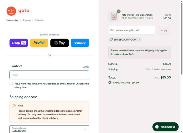 Yoto Promo Codes (9 Verified) - 15% Off Sitewide Aug 2025