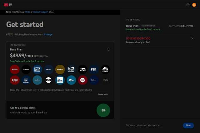 YouTube TV Promo Codes - 10% Off (2 Verified) Oct 2025