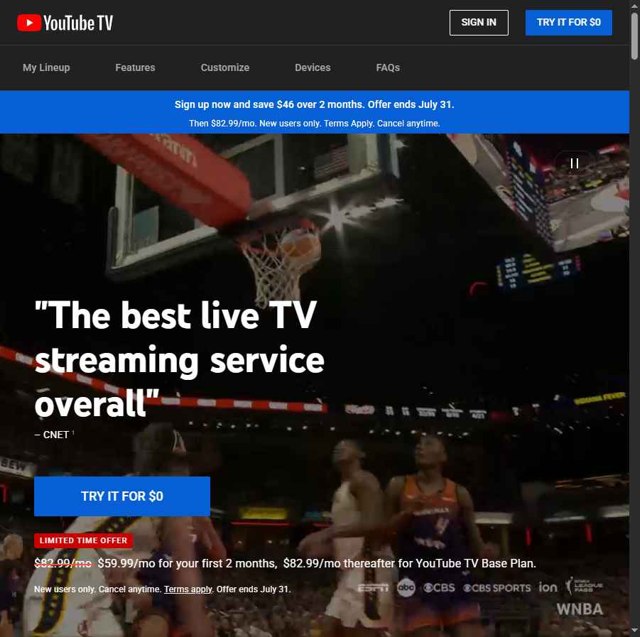 YouTube TV Promo Codes - $15 Off (2 Verified) Sep 2025