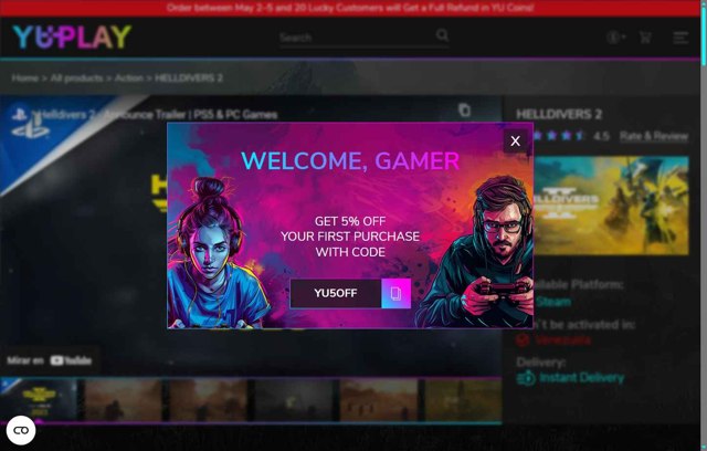 YUPLAY Discount Codes - 5% Off (3 Verified) May 2025