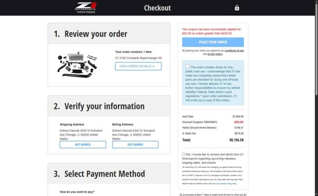 Z1 Motorsports Promo Codes - 10% Off Coupons Oct 2025