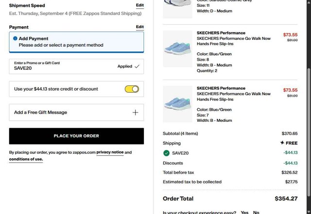 Zappos Promo Codes (1 Verified) - 20% Off w/Code Sep 2025