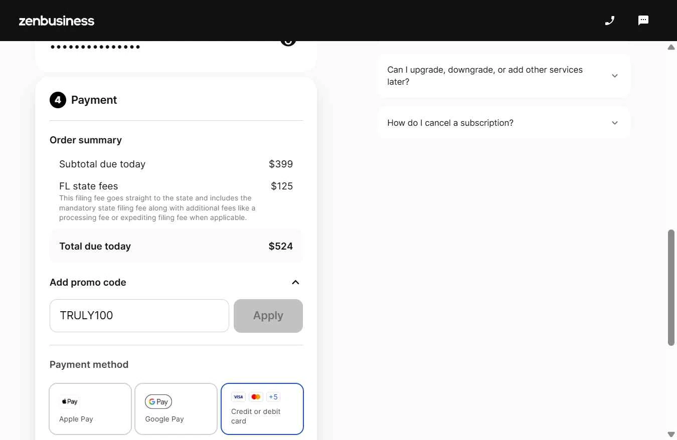 ZenBusiness Promo Codes - $100 Off (3 Verified) Mar 2026