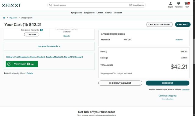 Zenni Optical Promo Codes - 10% Off (Verified) Jul 2025