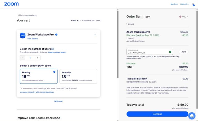Zoom Promo Codes (7 Verified) - 25% Off First Buy Sep 2025