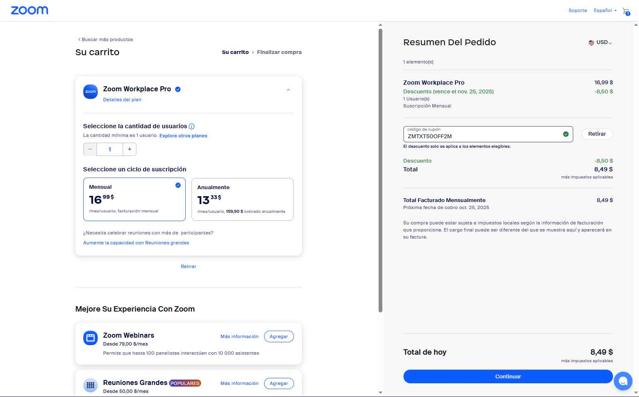 Zoom Promo Codes (6 Verified) - 15% Off w/Code Oct 2025