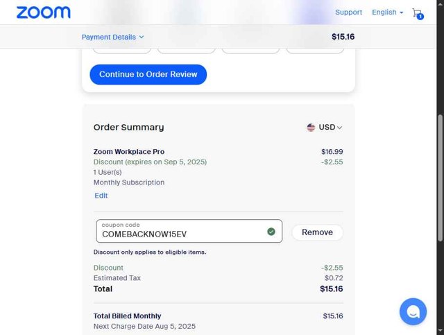 Zoom Promo Codes (6 Verified) - 15% Off w/Code Aug 2025