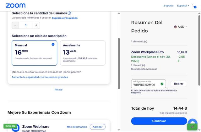 Zoom Promo Codes (6 Verified) - 15% Off w/Code Oct 2025