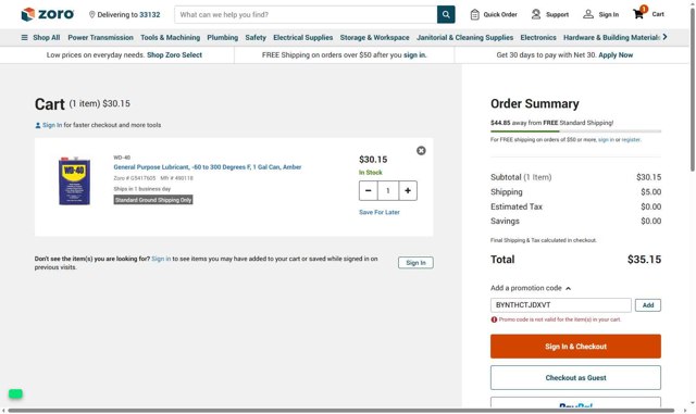 Zoro.com Discount Codes - 15% Off (5 Verified) Aug 2025