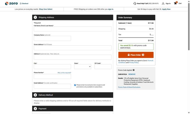 Zoro.com Discount Codes - 15% Off (5 Verified) Aug 2025