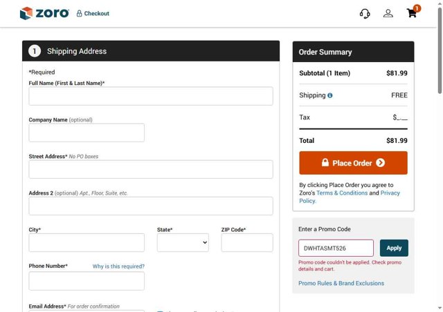 Zoro.com Discount Codes - 25% Off (5 Verified) Jul 2025