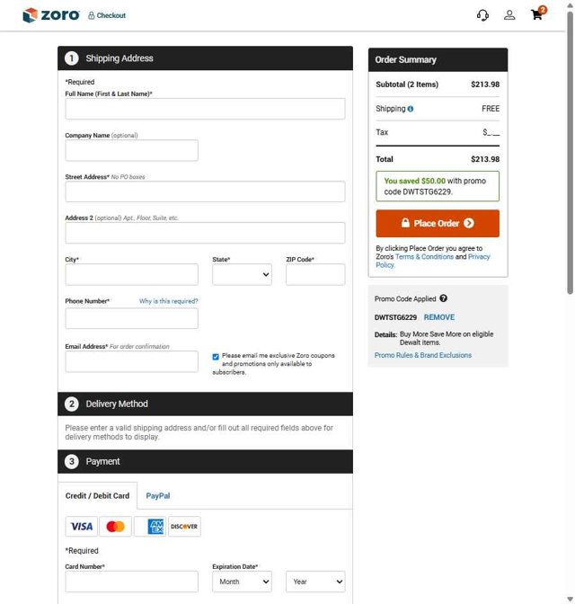 Zoro.com Discount Codes - 25% Off (5 Verified) Jul 2025
