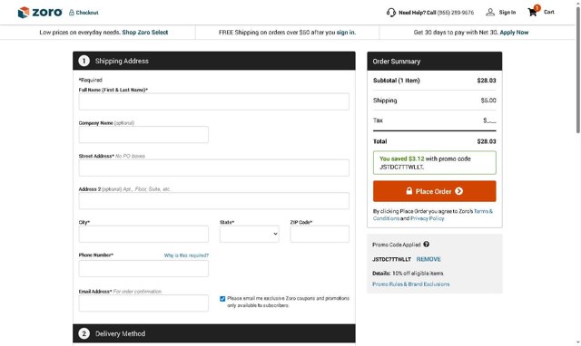 Zoro.com Discount Codes - 10% Off (9 Verified) Sep 2025