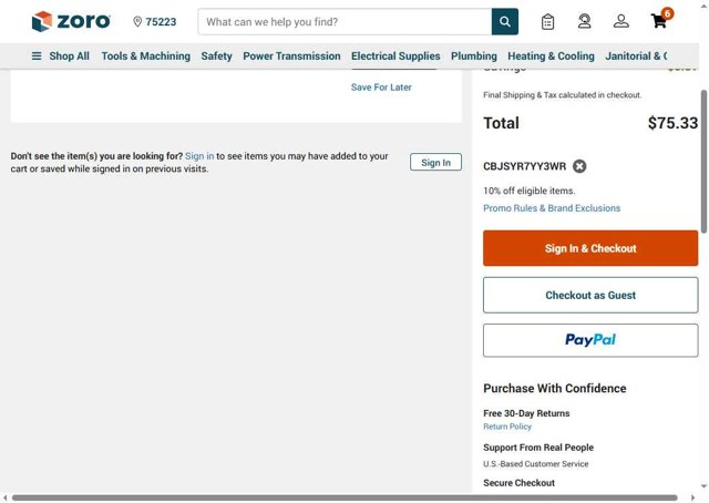 Zoro.com Discount Codes - 10% Off (9 Verified) Sep 2025